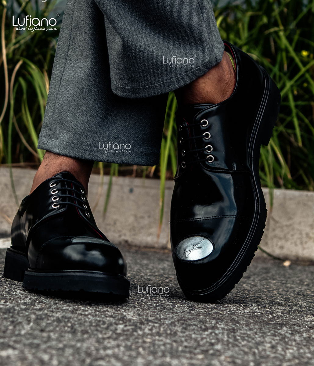 212 Lufiano Lace up: Black – Lufiano Apparel
