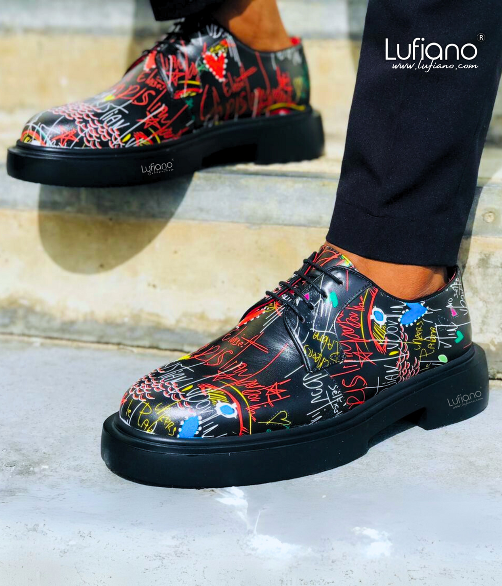 163 Lufiano Lace Up: Black – Lufiano Apparel