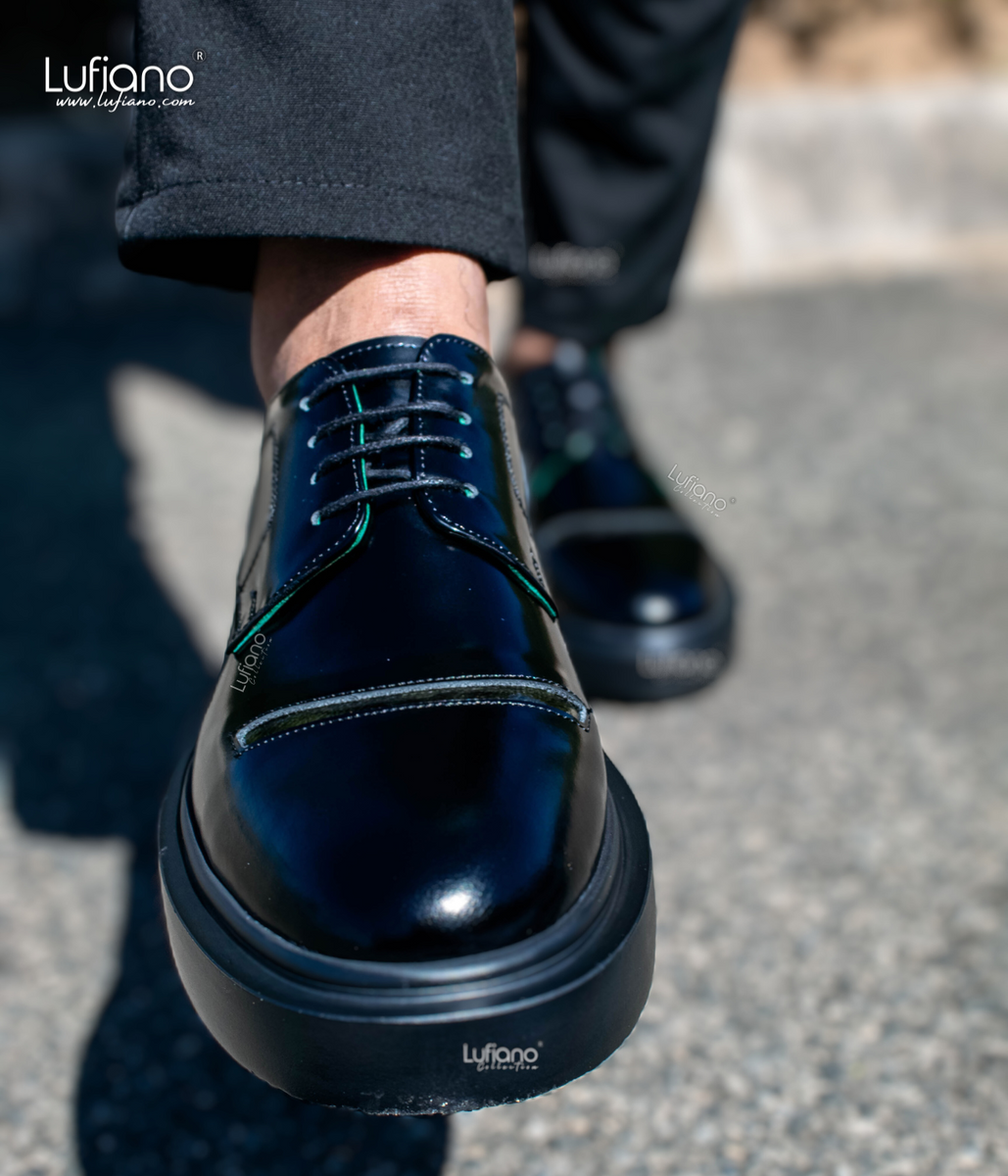 167 Lufiano Lace Up: Black- Olive – Lufiano Apparel