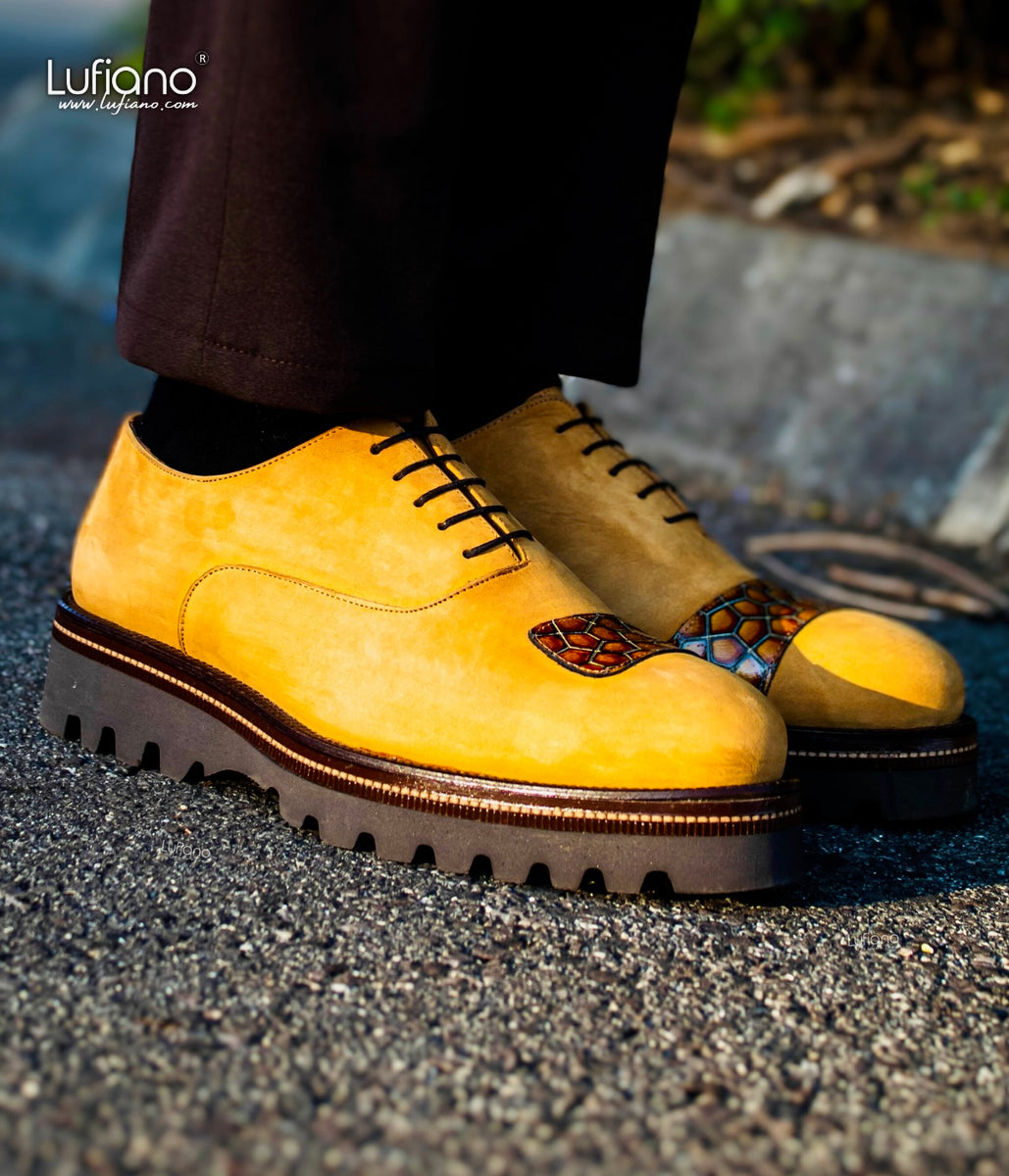 198 Lufiano Lace Up: Rust – Lufiano Apparel