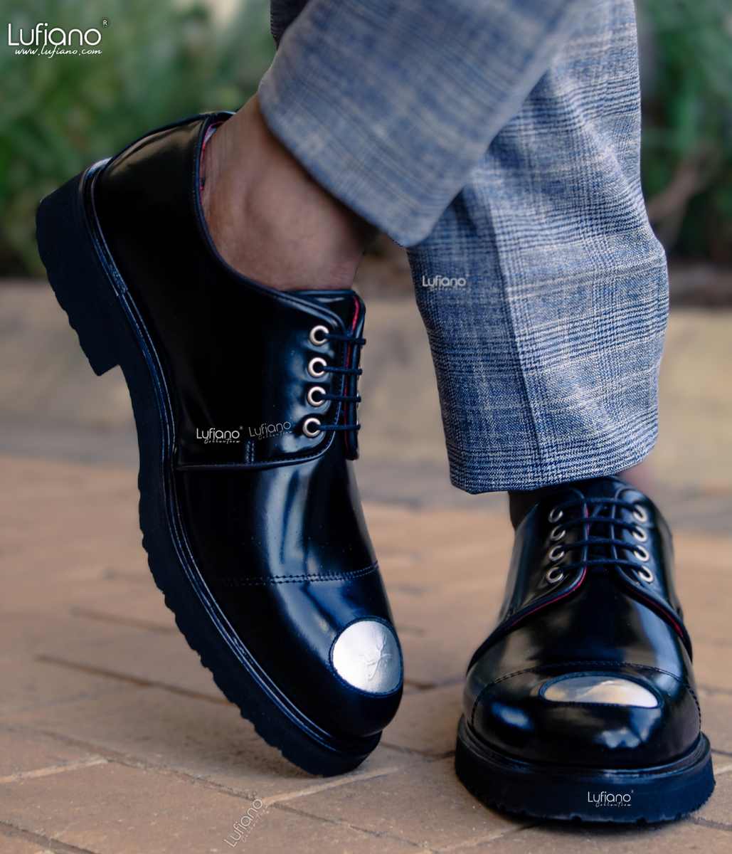 212 Lufiano Lace up: Black – Lufiano Apparel