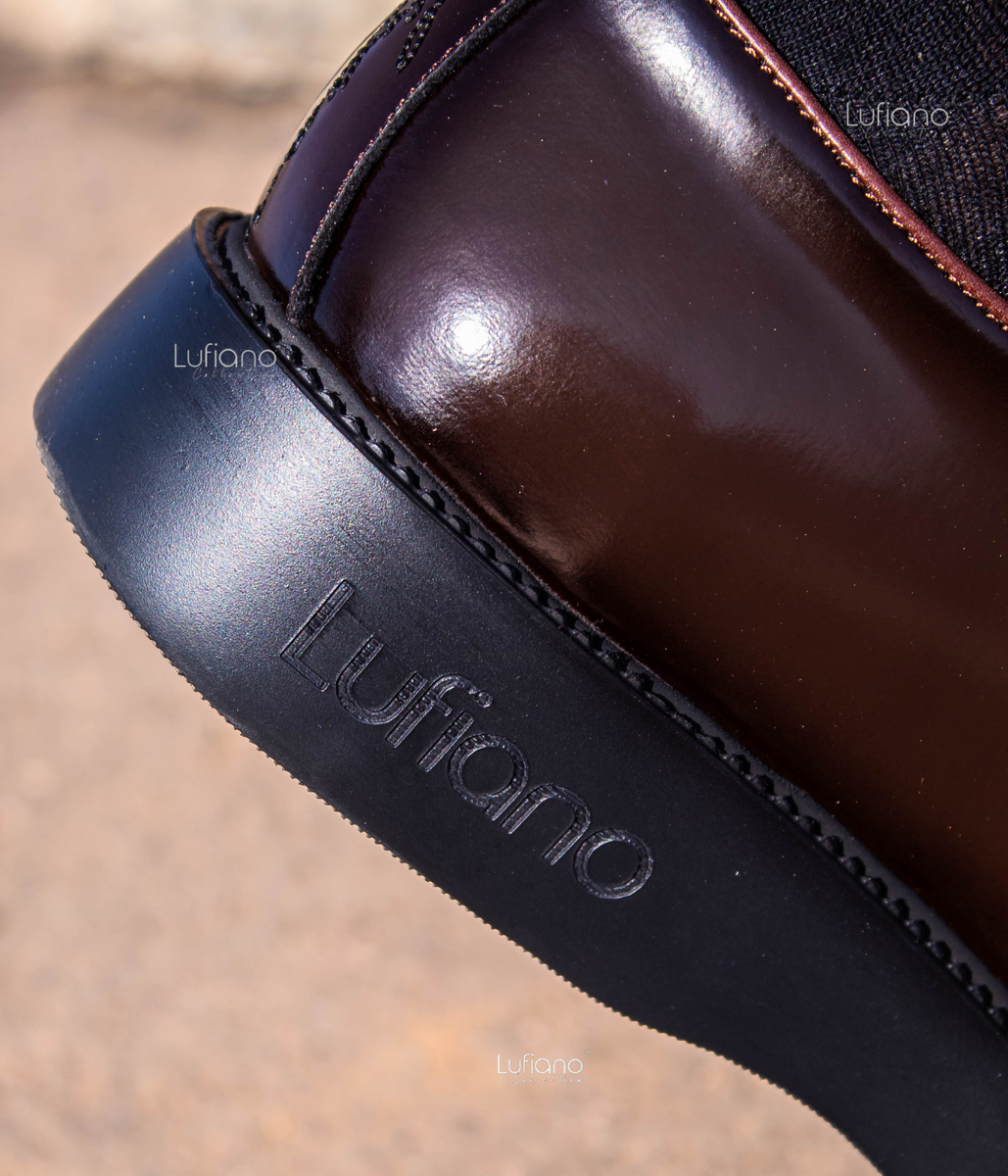 225 - Lufiano Lace up: Brown – Lufiano Apparel