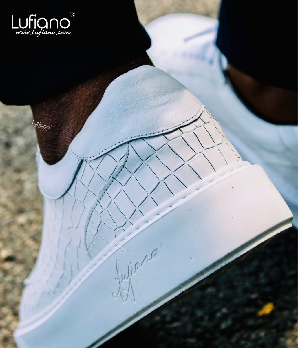 207 Lufiano Lace Up : White – Lufiano Apparel