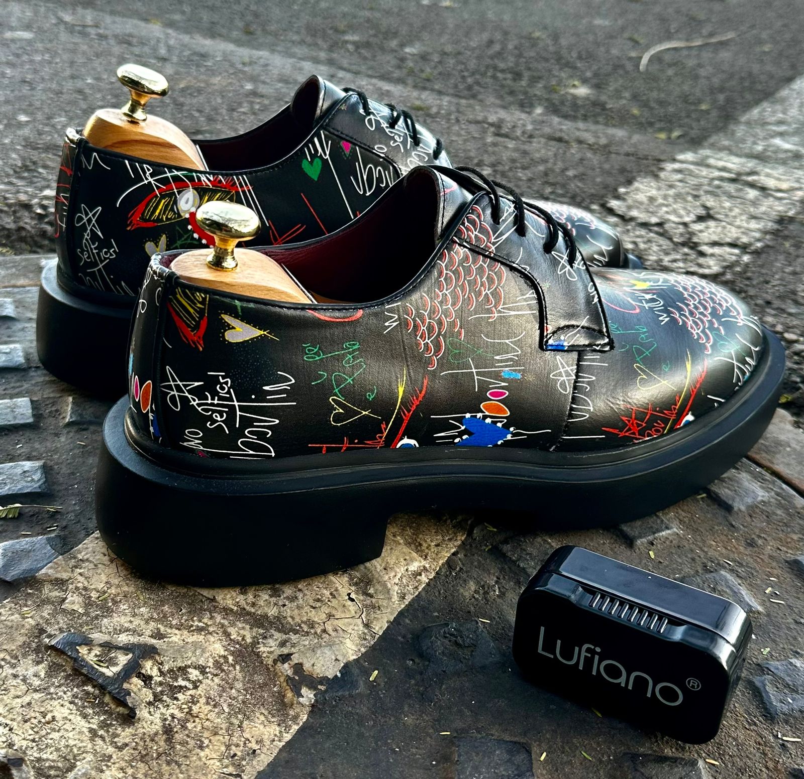 163 Lufiano Lace Up: Black – Lufiano Apparel