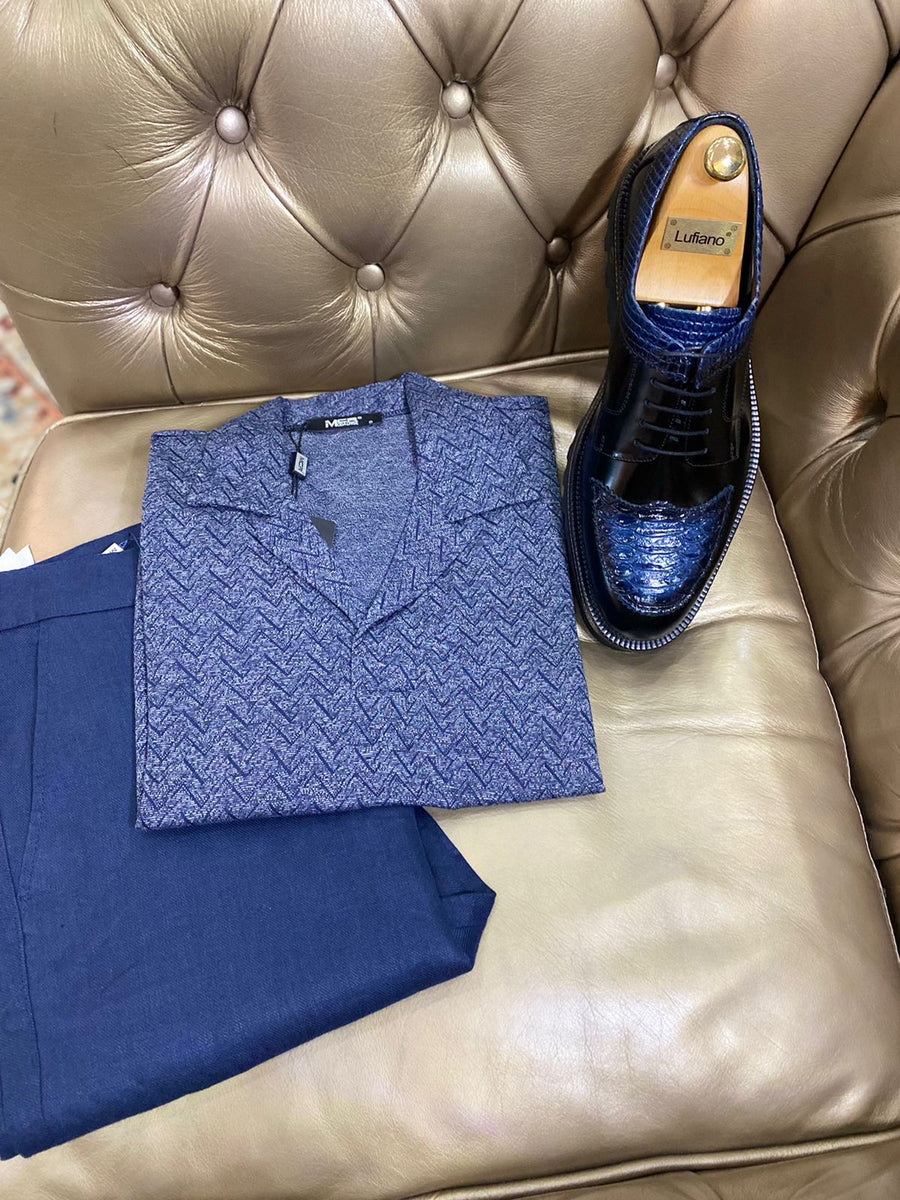 36712 Top : Dark Blue – Lufiano Apparel