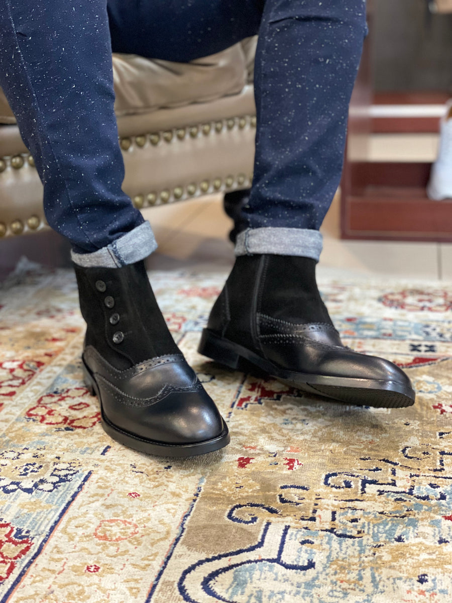 119 Lufiano Collection boots: Black – Lufiano Apparel